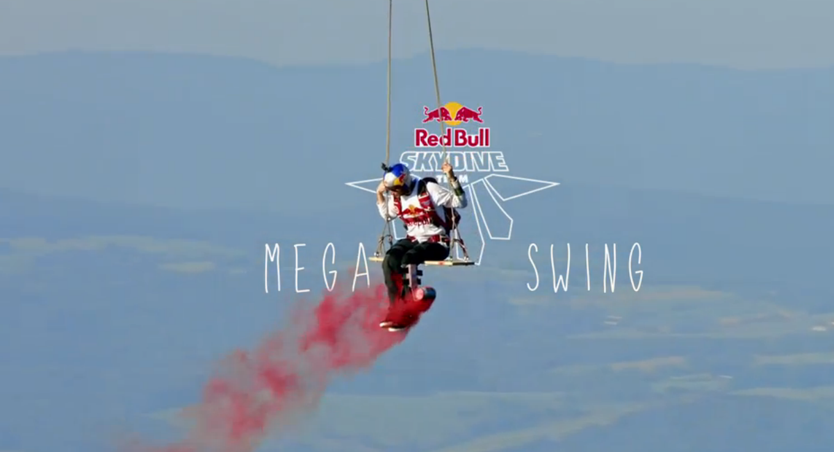 Red Bull Creates the World's Largest Swing Using Hot Air Balloons ...